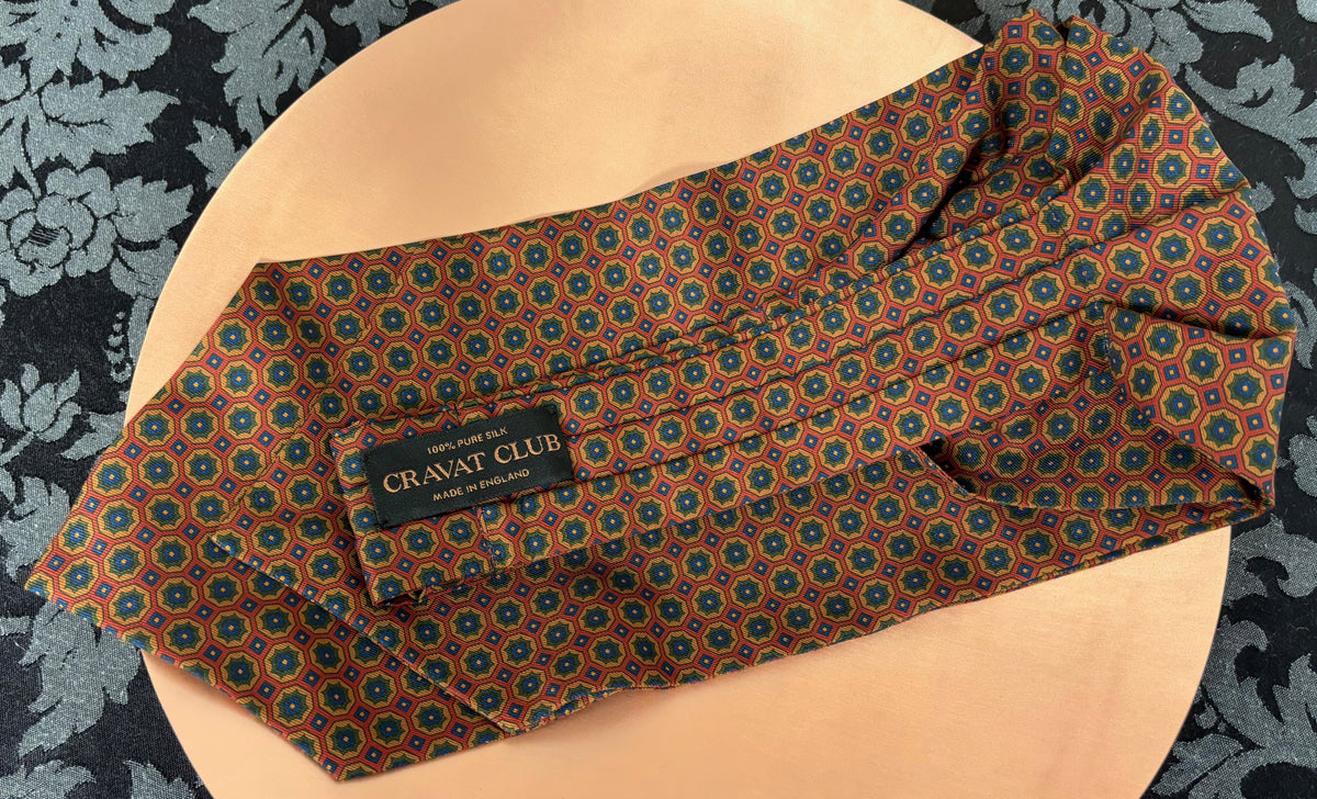 ACHERON - Anicent Madder Silk Day Cravat - Cravat Club London