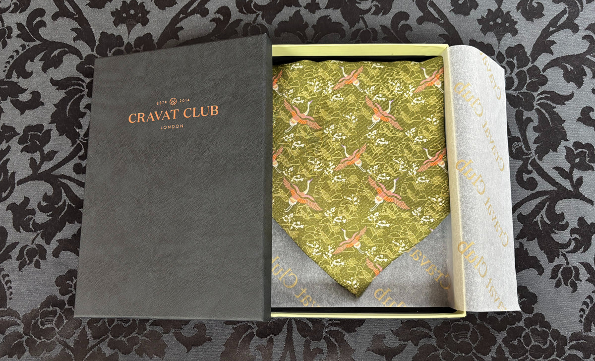 SHOTA - Printed Silk Day Cravat - Cravat Club London