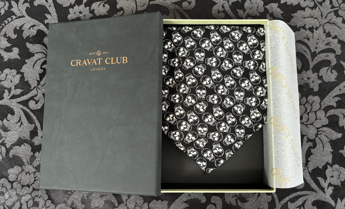 ABBATH - Printed Silk Day Cravat - Cravat Club London
