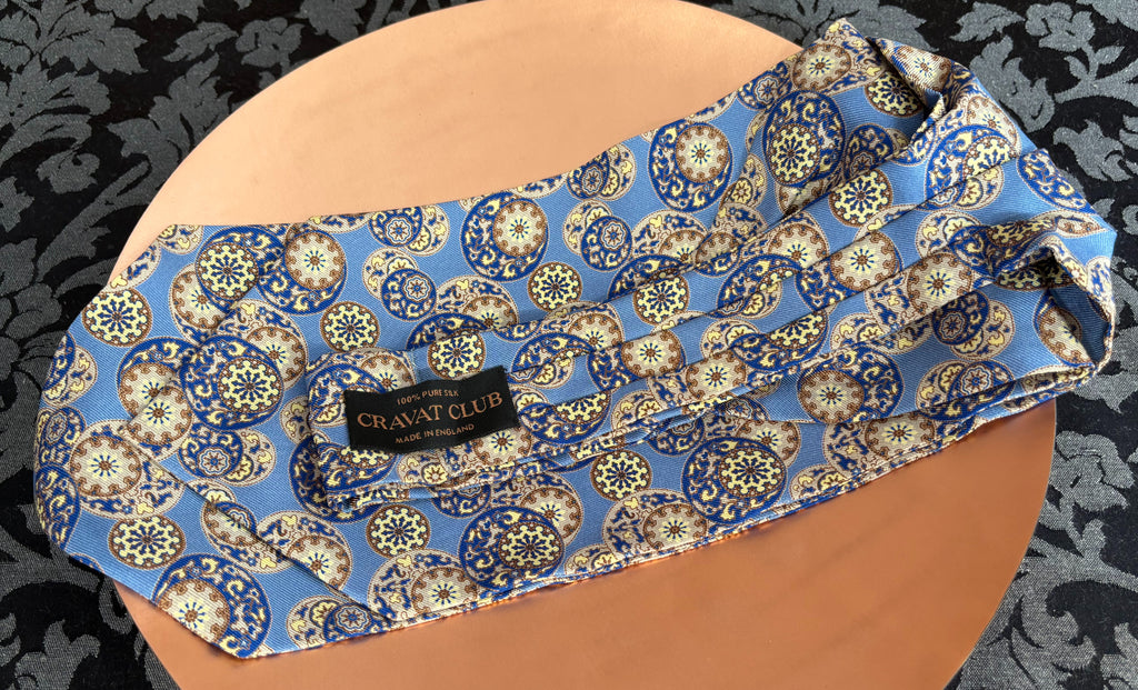 AILUN - Printed Silk Day Cravat - Cravat Club London