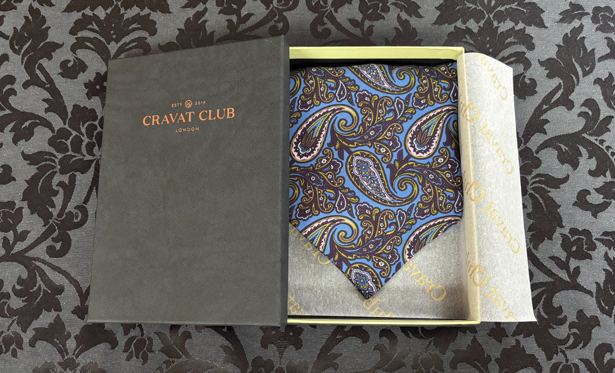 ALARIC - Printed Silk Day Cravat - Cravat Club London