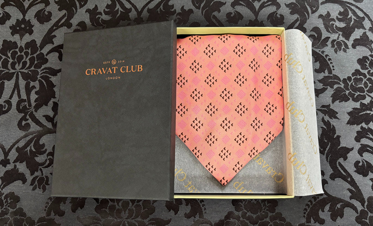 ALASDAIR - Printed Silk Day Cravat - Cravat Club London