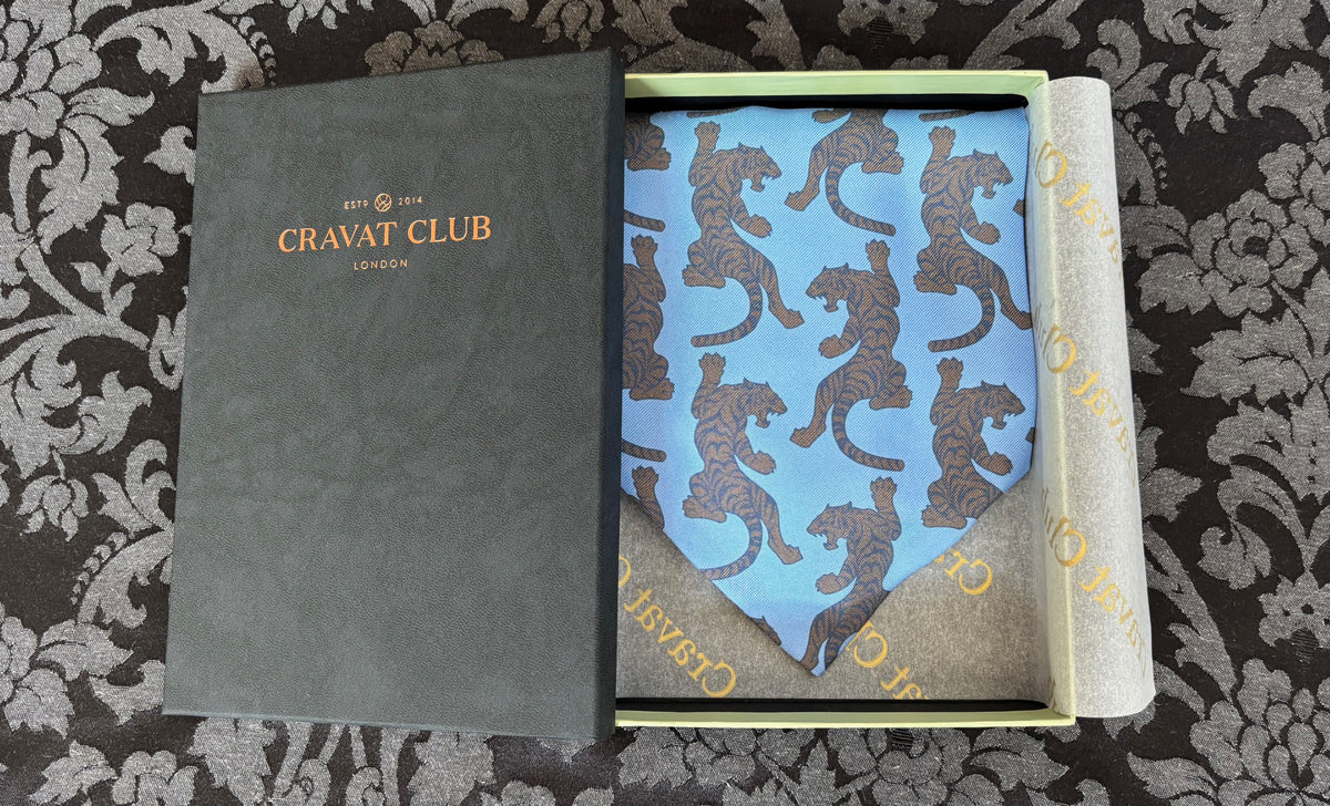 AMARU - Printed Silk Day Cravat - Cravat Club London