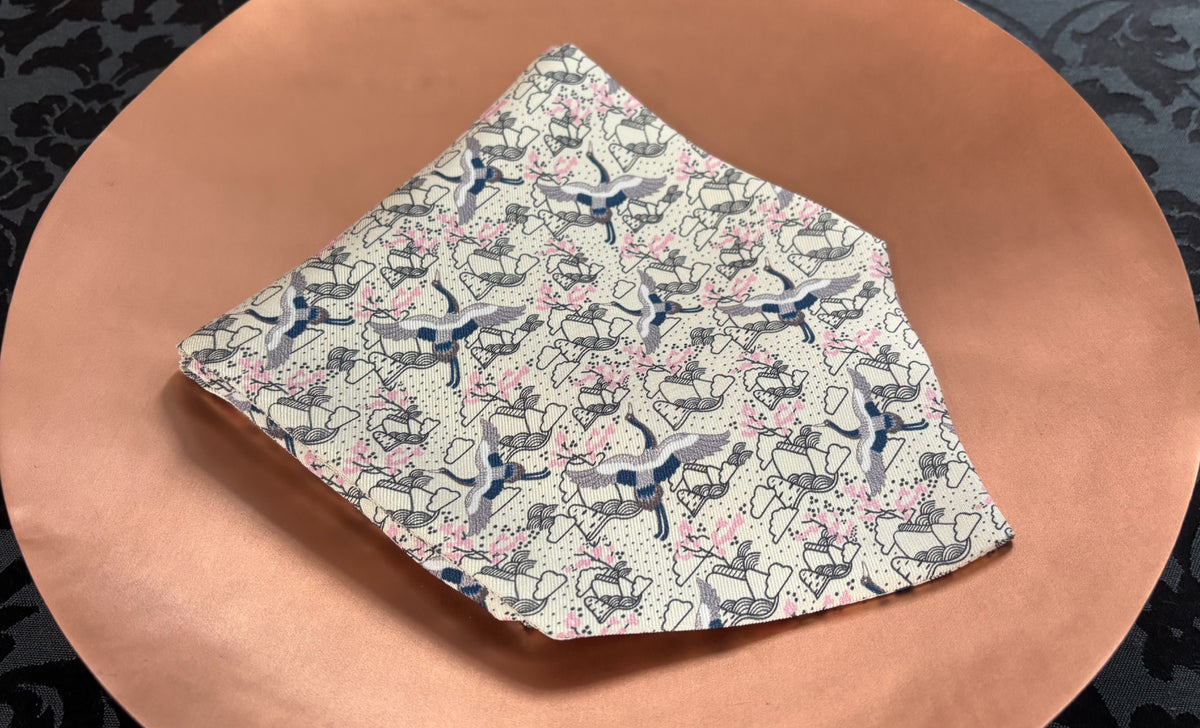 ATSUTO - Printed Silk Day Cravat - Cravat Club London