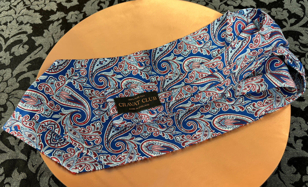 ATTICUS - Printed Silk Day Cravat - Cravat Club London