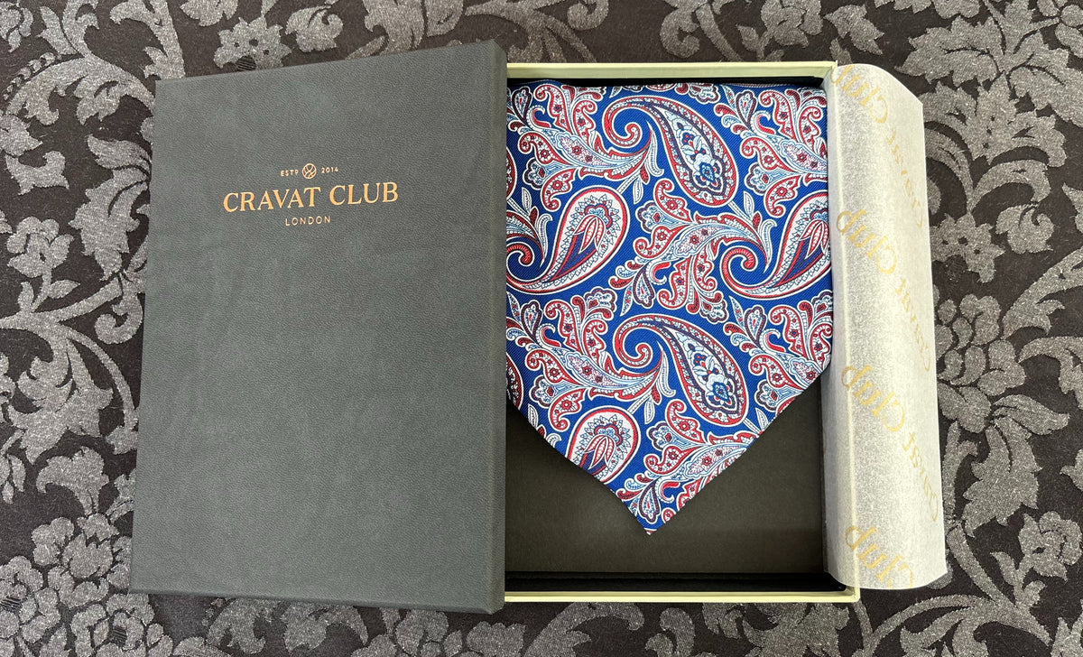 ATTICUS - Printed Silk Day Cravat - Cravat Club London