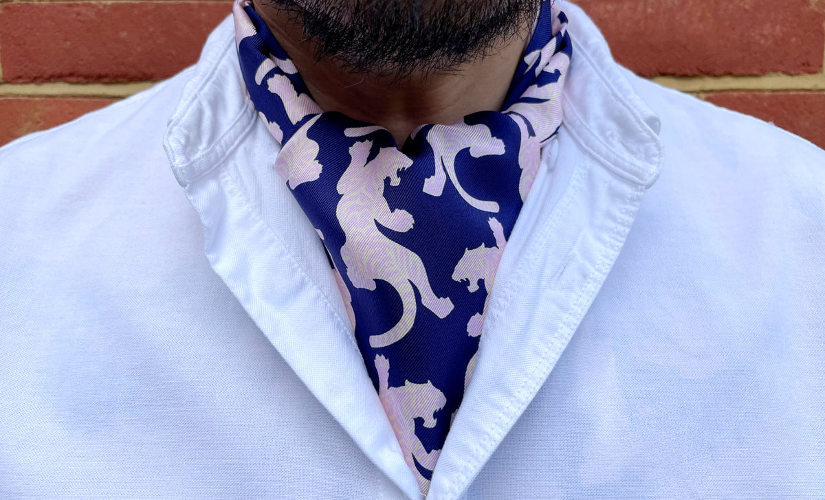 BALANG - Printed Silk Day Cravat - Cravat Club London