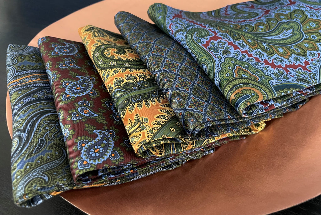 UDOLPHO - Anicent Madder Silk Day Cravat - Cravat Club London