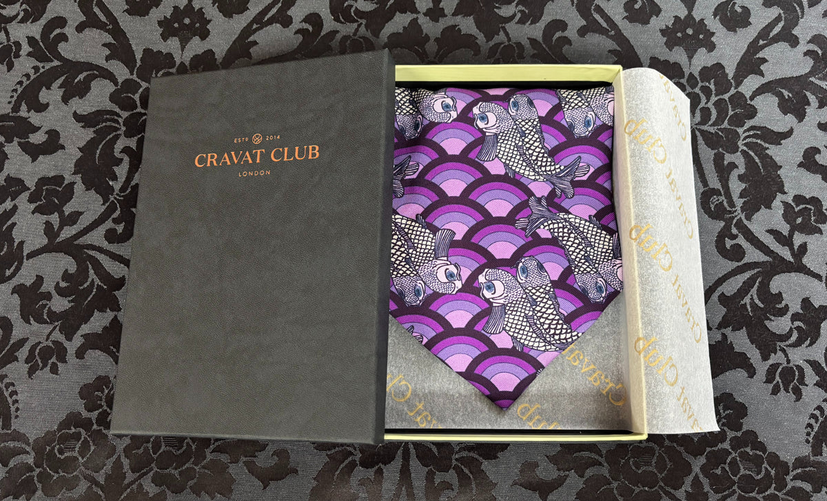 DAIKI - Printed Silk Day Cravat - Cravat Club London