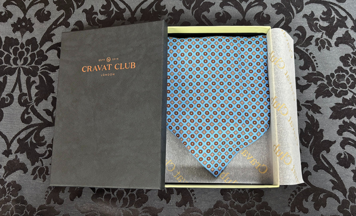 EDGAR - Printed Silk Day Cravat - Cravat Club London