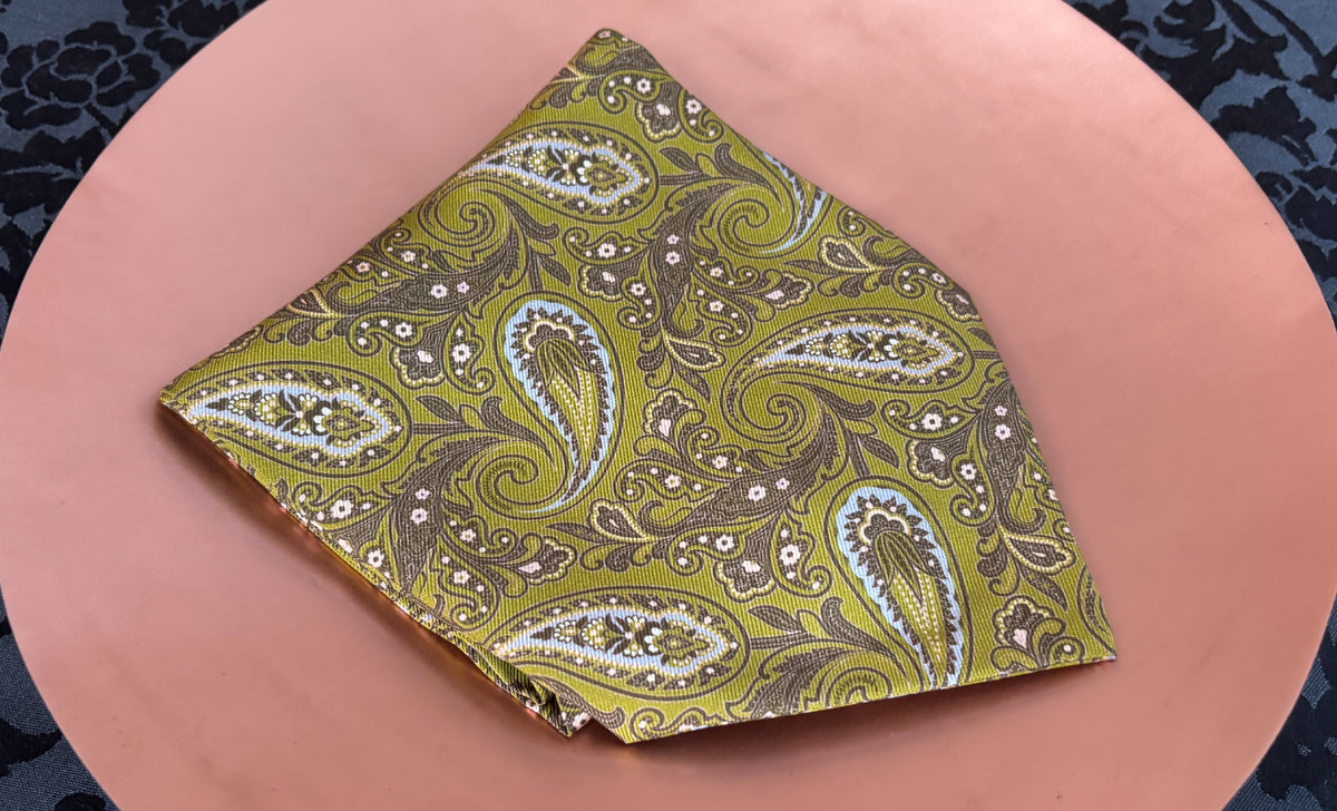 EINAR - Printed Silk Day Cravat - Cravat Club London