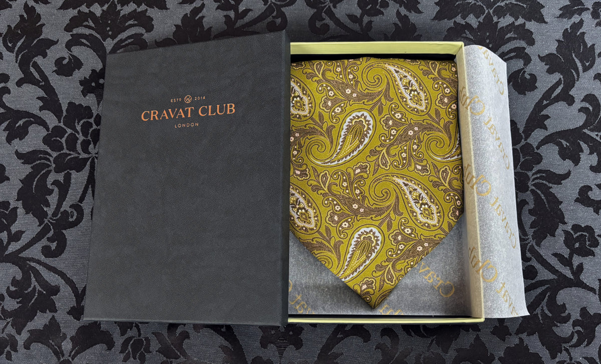 EINAR - Printed Silk Day Cravat - Cravat Club London