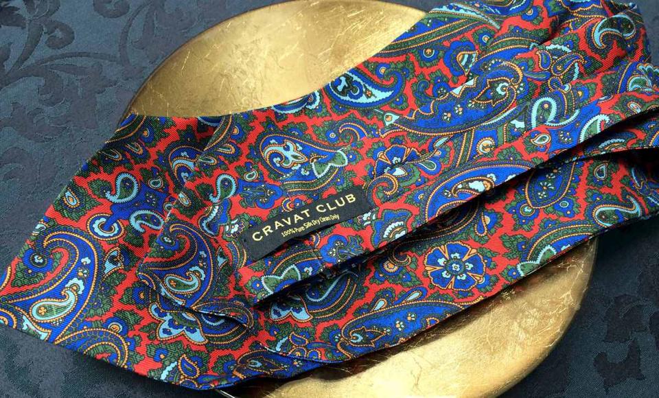 ENZO - Printed Silk Day Cravat - Cravat Club London