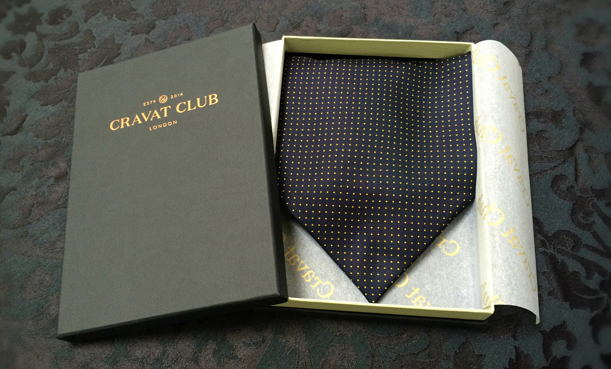 FIFE - Printed Silk Day Cravat - Cravat Club London