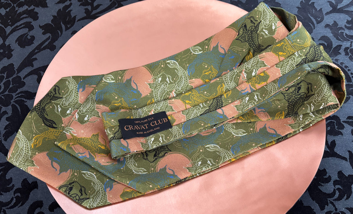 FUMIO - Printed Silk Day Cravat - Cravat Club London
