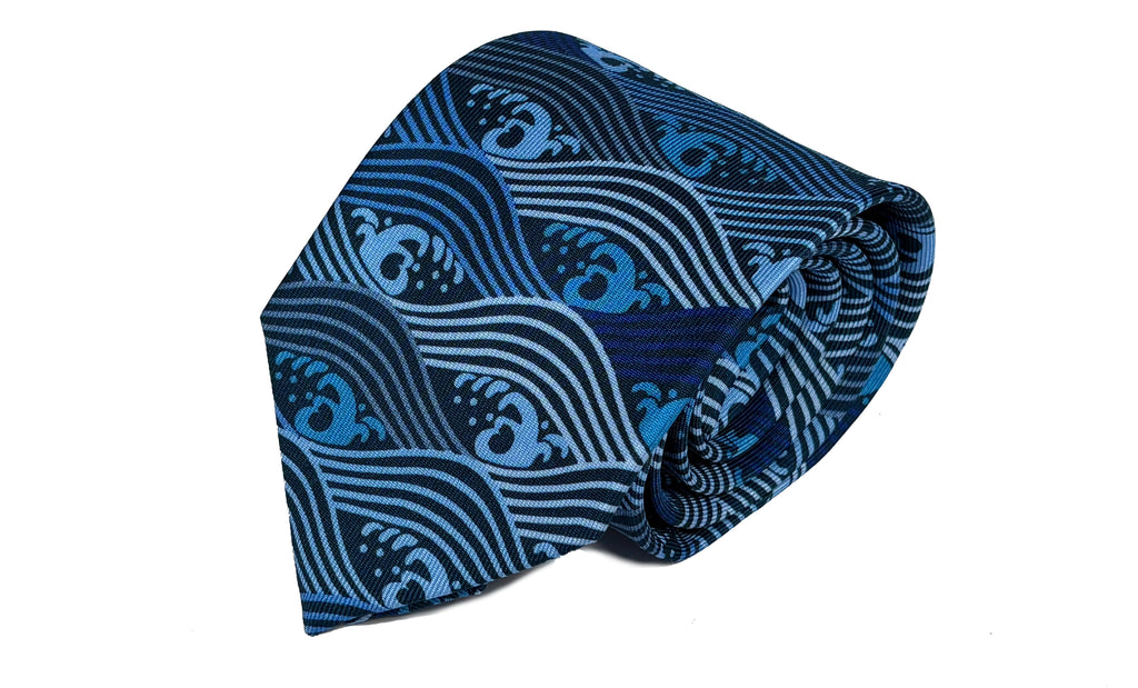 FUYUTO - Men's Printed Silk Tie - Cravat Club London