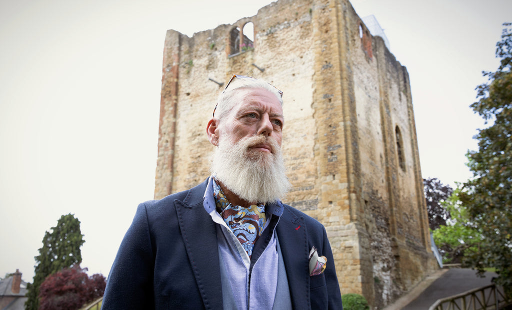 GOJUN - Printed Silk Day Cravat - Cravat Club London