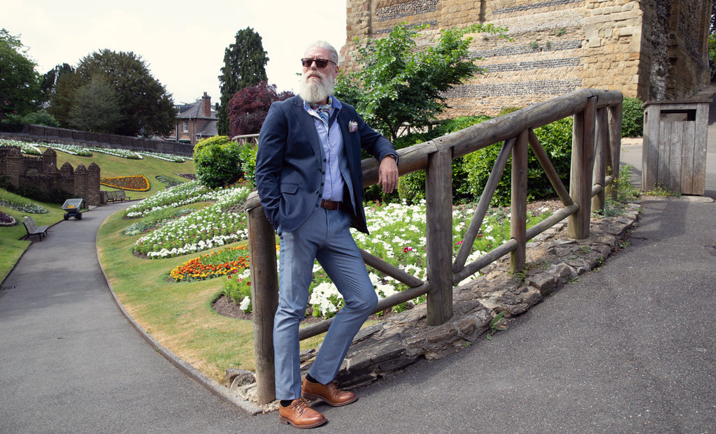 GOJUN - Printed Silk Day Cravat - Cravat Club London