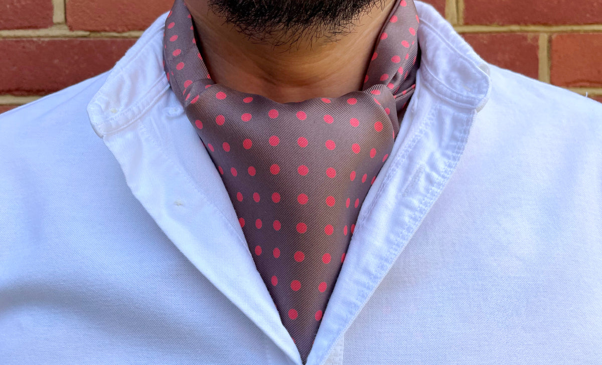 GRIFFIN - Printed Silk Day Cravat - Cravat Club London
