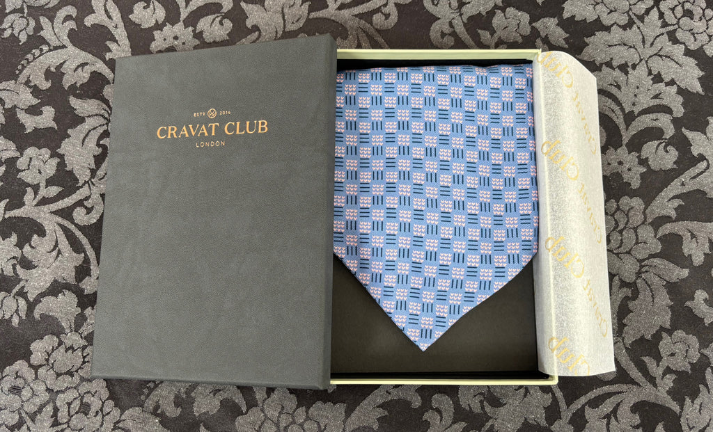 HAROLD - Printed Silk Day Cravat - Cravat Club London