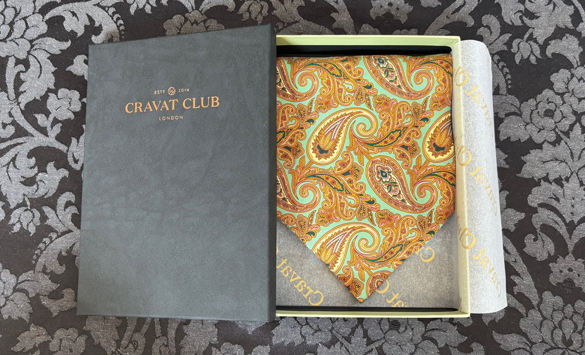 HJALMAR - Printed Silk Day Cravat - Cravat Club London