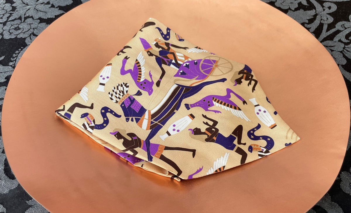 HORUS - Printed Silk Day Cravat - Cravat Club London