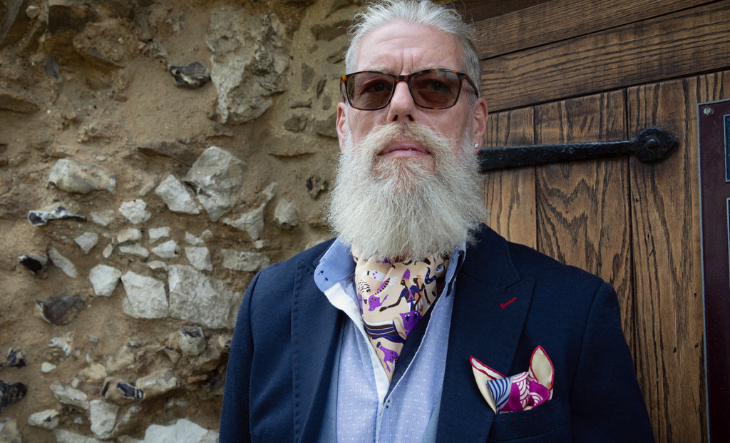 HORUS - Printed Silk Day Cravat - Cravat Club London