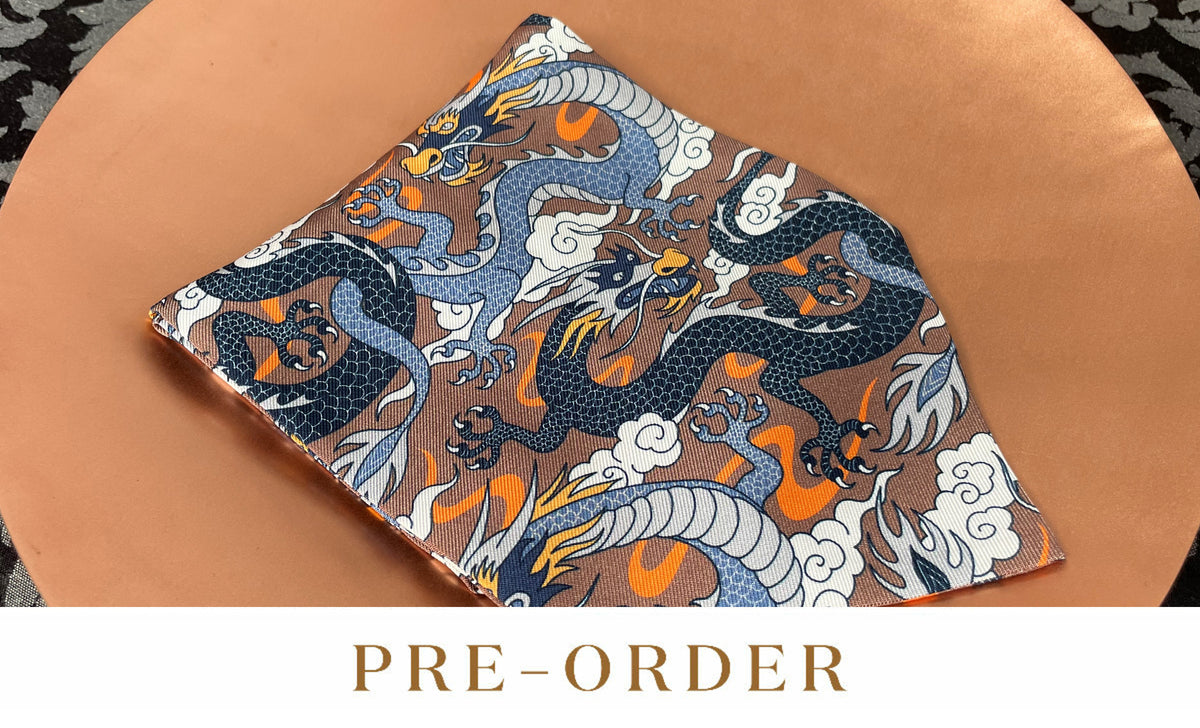 HOYAU - Printed Silk Day Cravat - Cravat Club London