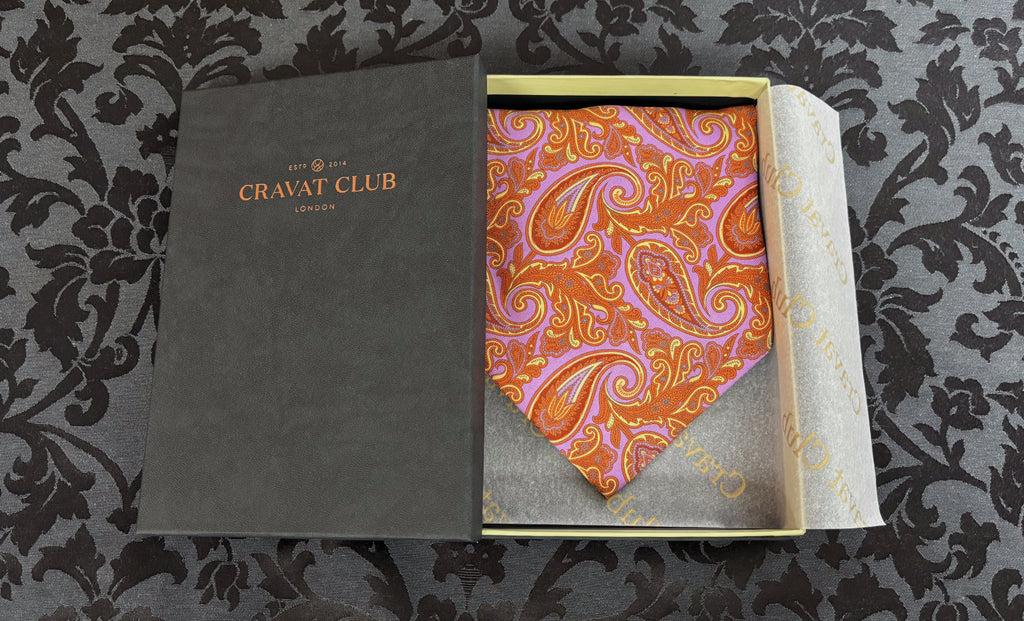 JESPER - Printed Silk Day Cravat - Cravat Club London
