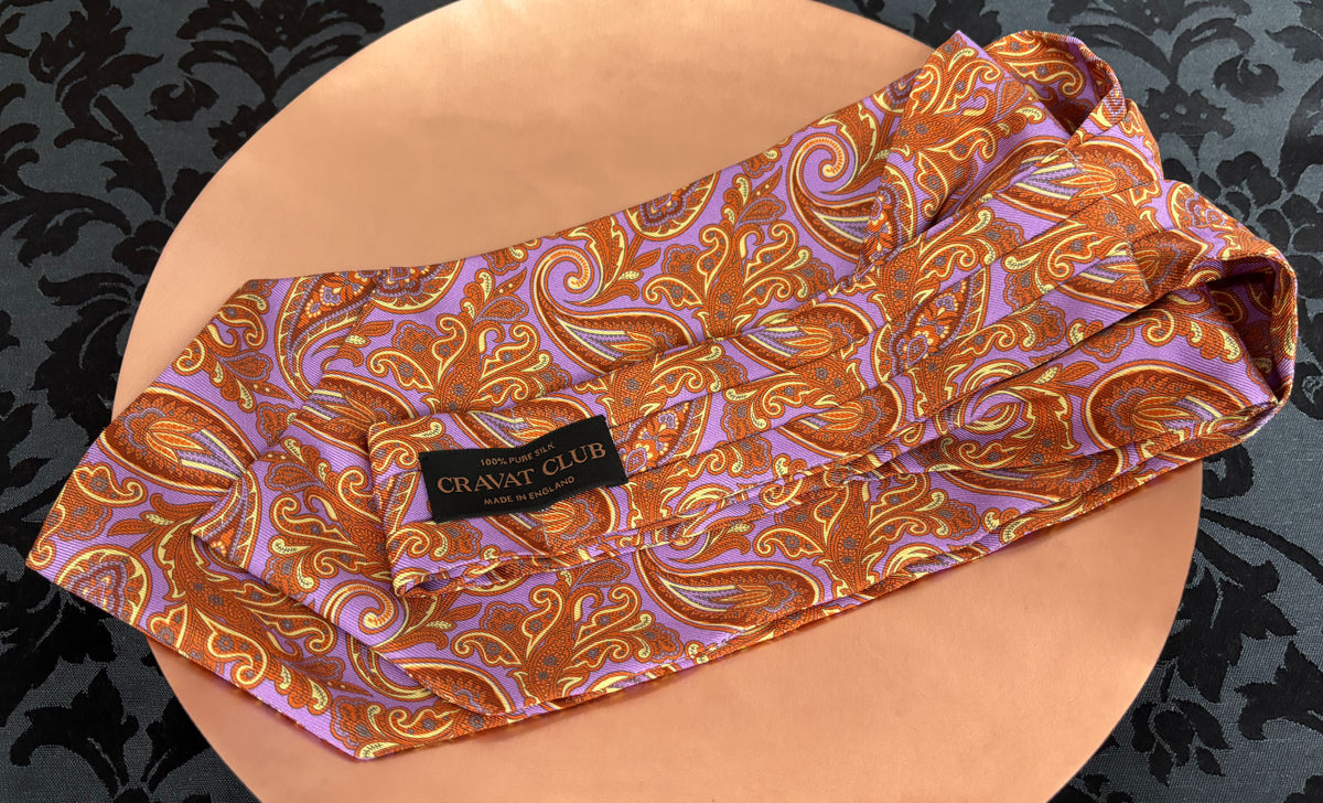 JESPER - Printed Silk Day Cravat - Cravat Club London
