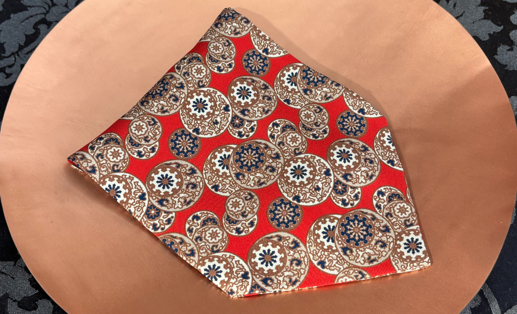 KANG - Printed Silk Day Cravat - Cravat Club London