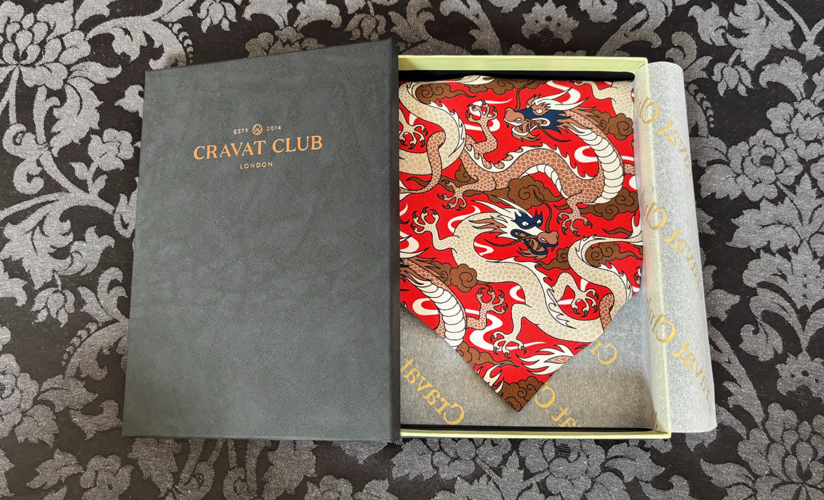 KAZAN - Printed Silk Day Cravat - Cravat Club London