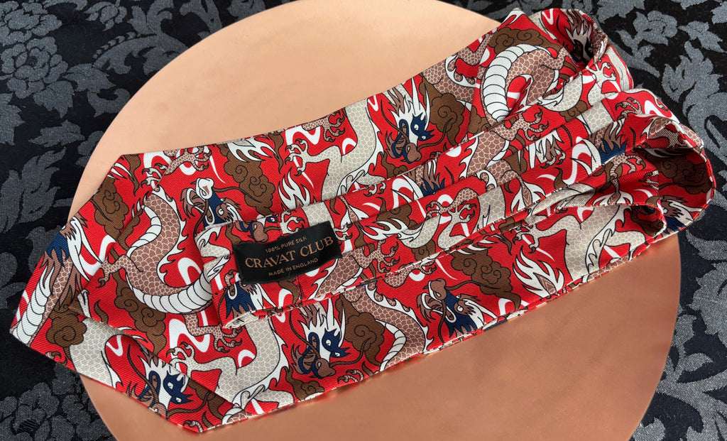 KAZAN - Printed Silk Day Cravat - Cravat Club London