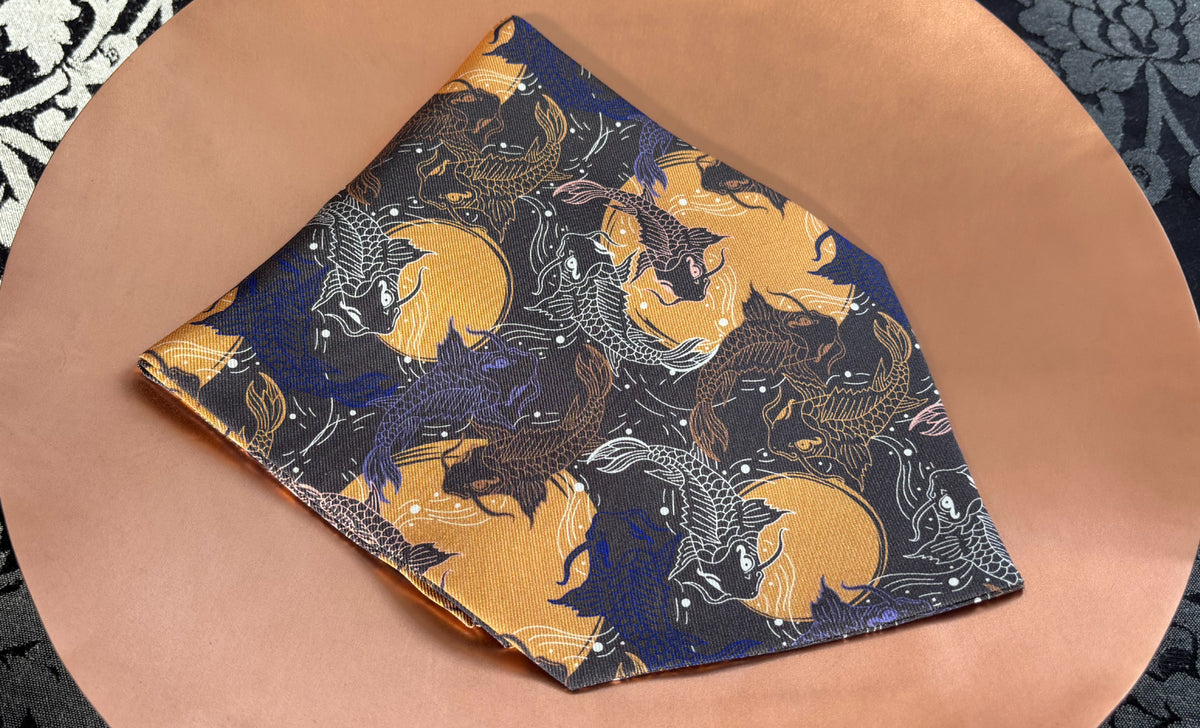 KENTA - Printed Silk Day Cravat - Cravat Club London