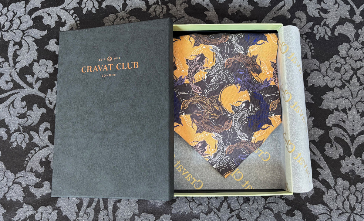 KENTA - Printed Silk Day Cravat - Cravat Club London