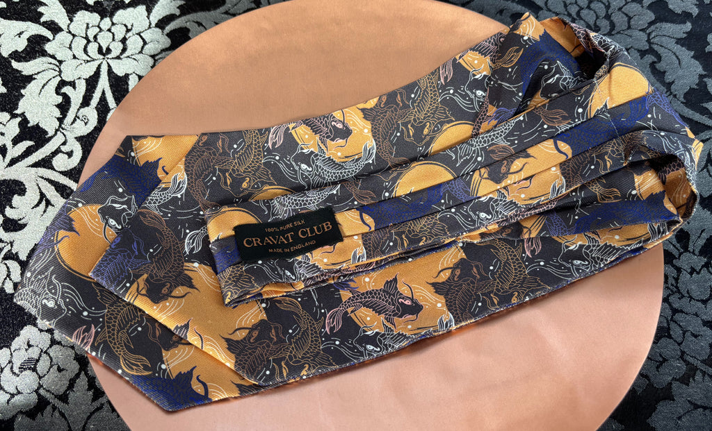 KENTA - Printed Silk Day Cravat - Cravat Club London