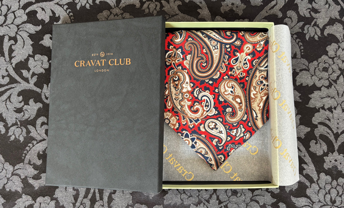 KNUT - Printed Silk Day Cravat - Cravat Club London