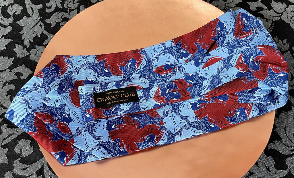 KOHAKU - Printed Silk Day Cravat - Cravat Club London