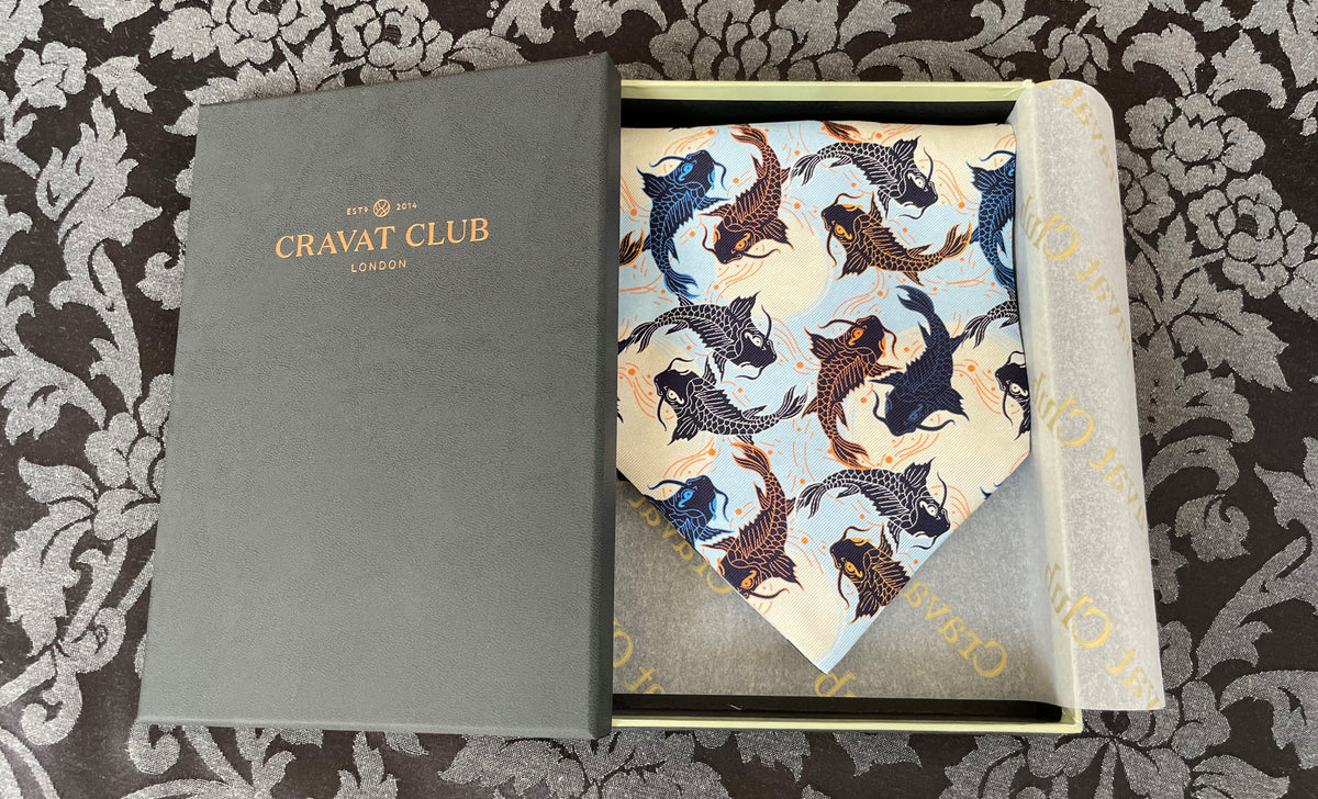 MAKI - Printed Silk Day Cravat - Cravat Club London