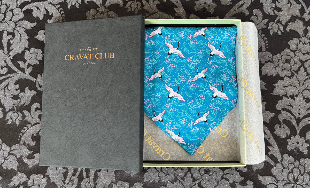 MASAO - Printed Silk Day Cravat - Cravat Club London