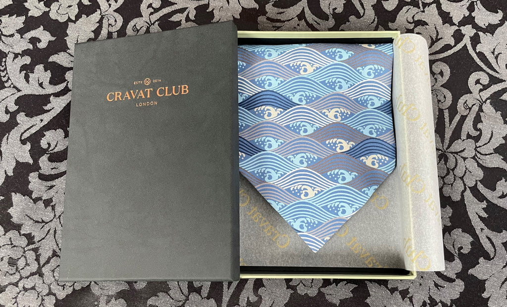 MINATO - Printed Silk Day Cravat - Cravat Club London