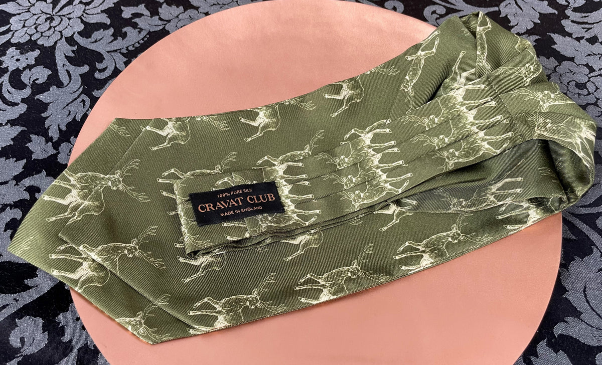 OISIN - Printed Silk Day Cravat - Cravat Club London