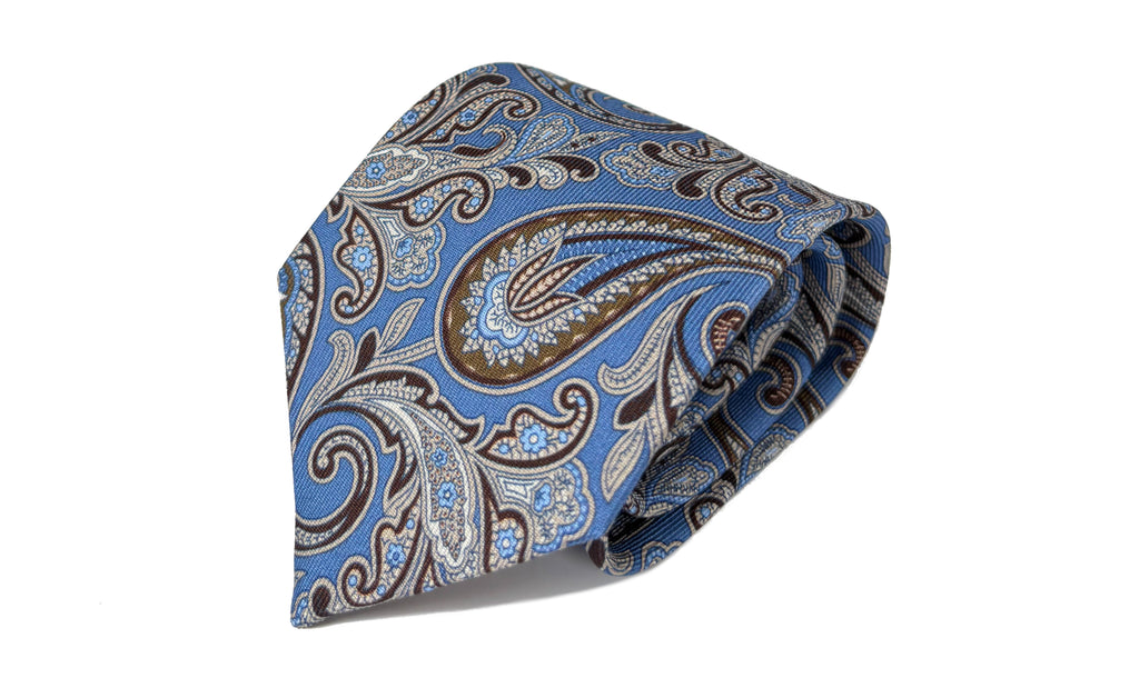 ORPHEUS - Men's Printed Silk Tie - Cravat Club London