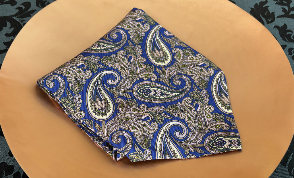 OSKAR - Printed Silk Day Cravat - Cravat Club London