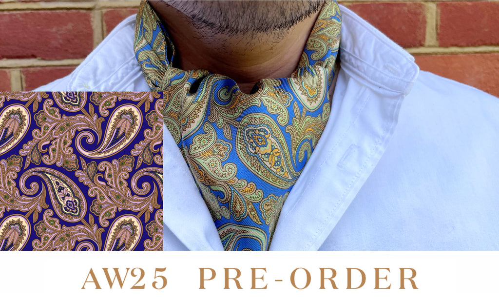 OSKAR - Printed Silk Day Cravat - Cravat Club London