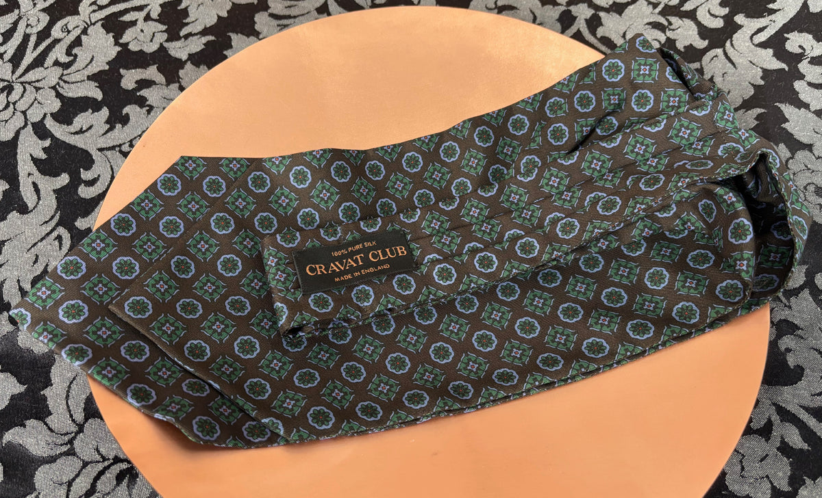 OTTO - Anicent Madder Silk Day Cravat - Cravat Club London