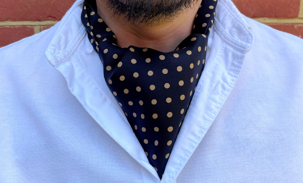 PORTER - Printed Silk Day Cravat - Cravat Club London