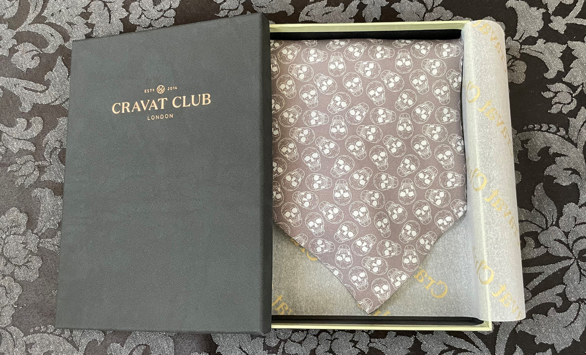 QUORTHON - Printed Silk Day Cravat - Cravat Club London