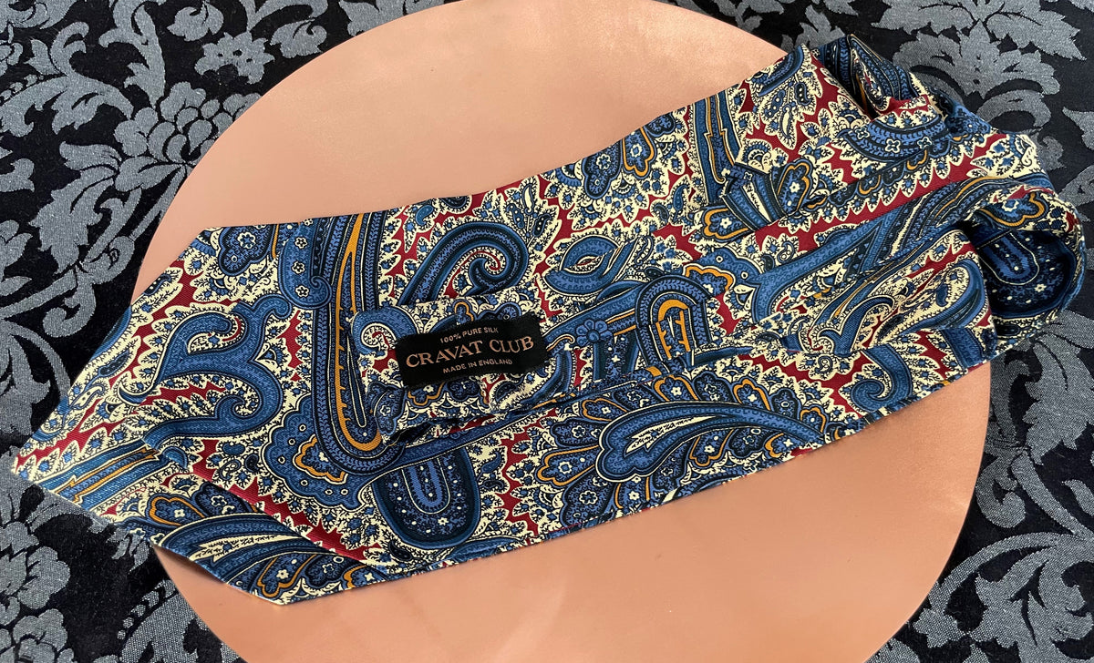 ROCHESTER - Anicent Madder Silk Day Cravat - Cravat Club London