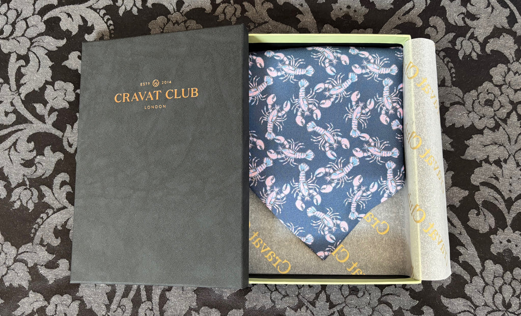 ROCKY - Printed Silk Day Cravat - Cravat Club London